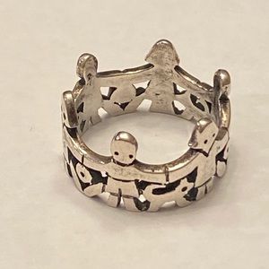 James Avery | Jewelry | James Avery Silver Ring Children Holding Hands ...